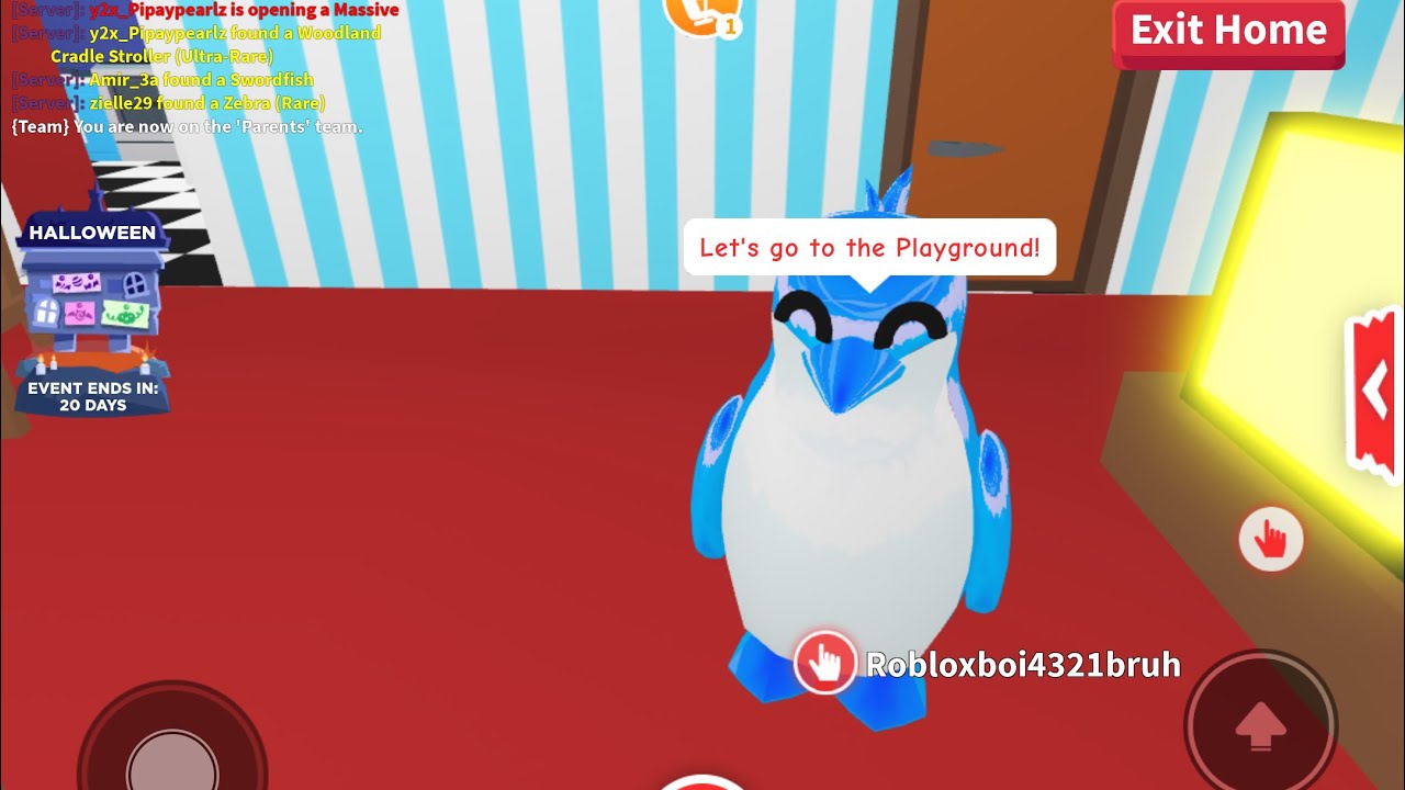 I found the diamond king penguin in adopt me the second try! - YouTube