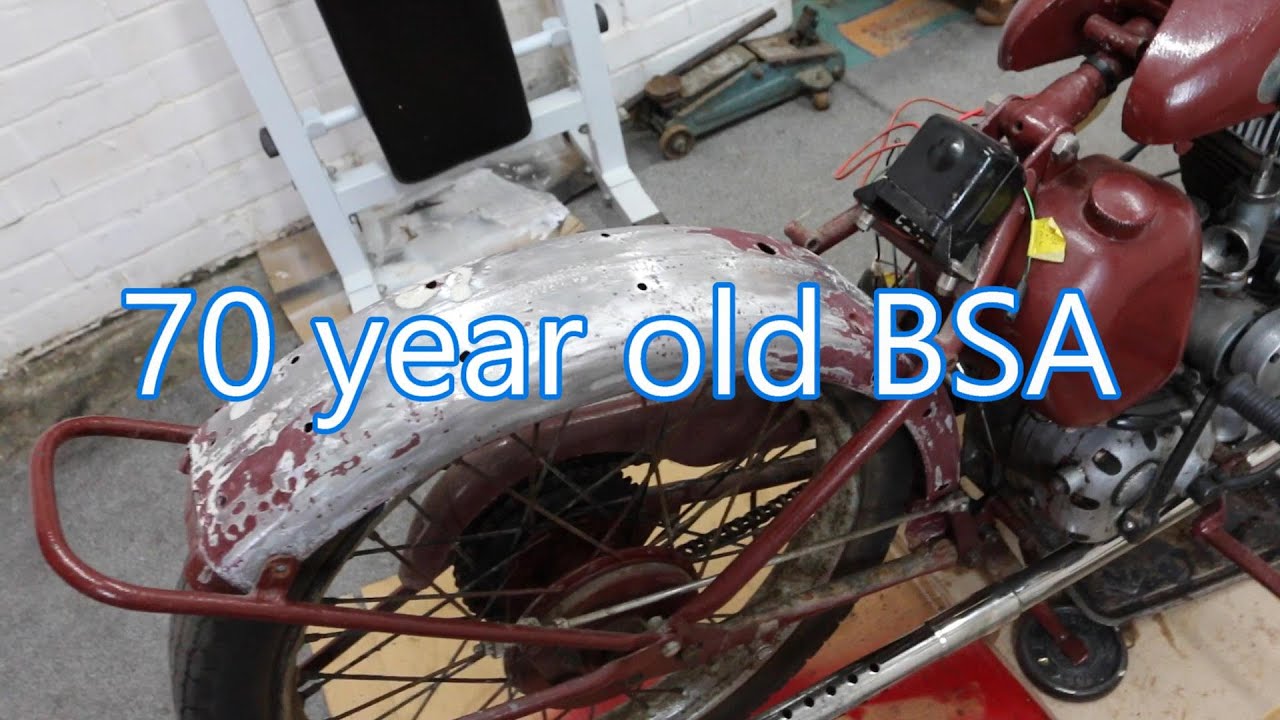 1953 BSA 250 (barn find) restoration part 4 - YouTube