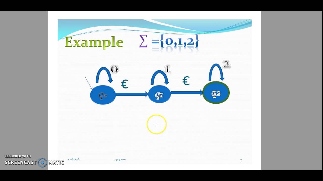 NFA with Epsilon to Without Epsilon by EluriRamesh - YouTube