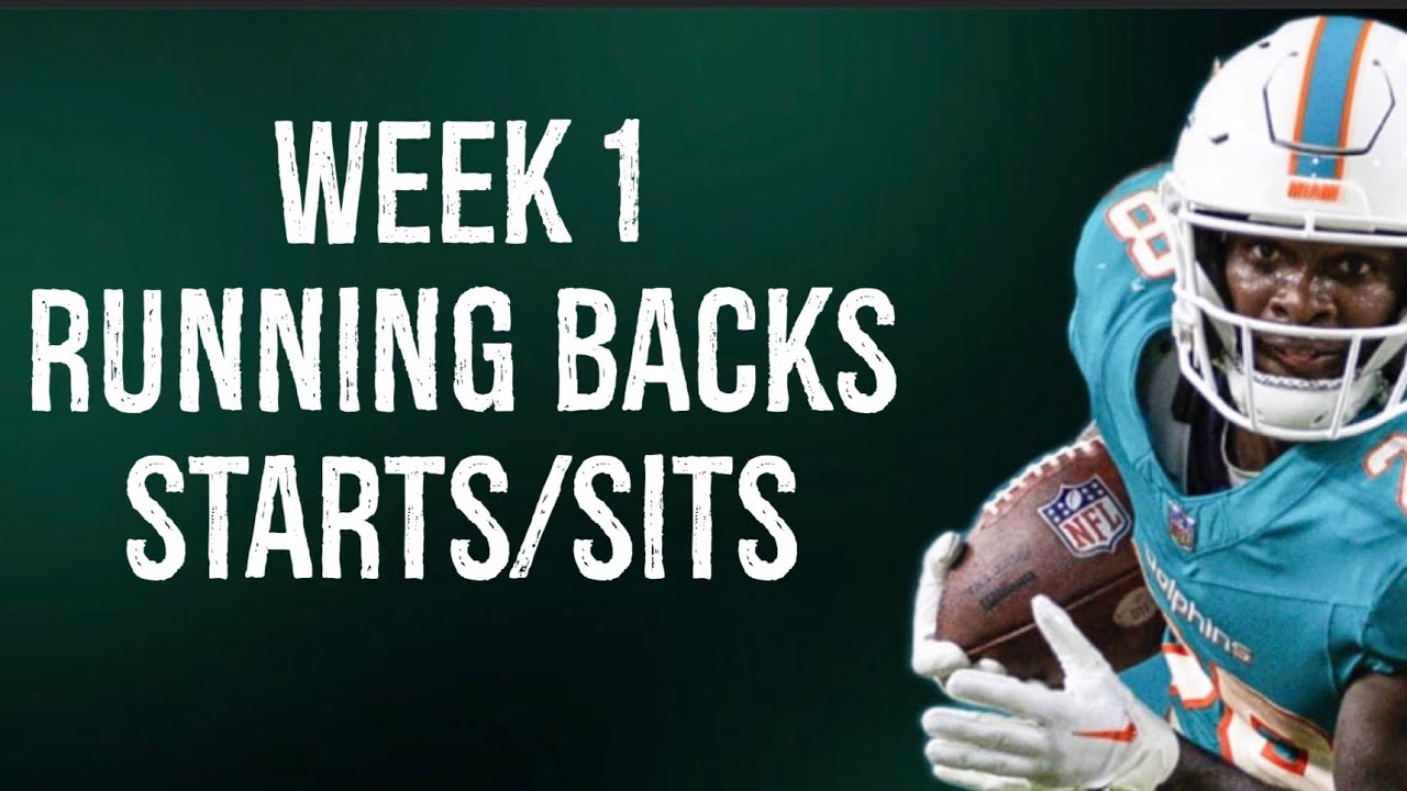 Running Backs Start/Sit Week 1 Fantasy Football - YouTube