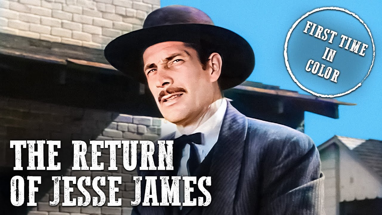 The Return Of Jesse James | Colorized | John Ireland | Western - YouTube