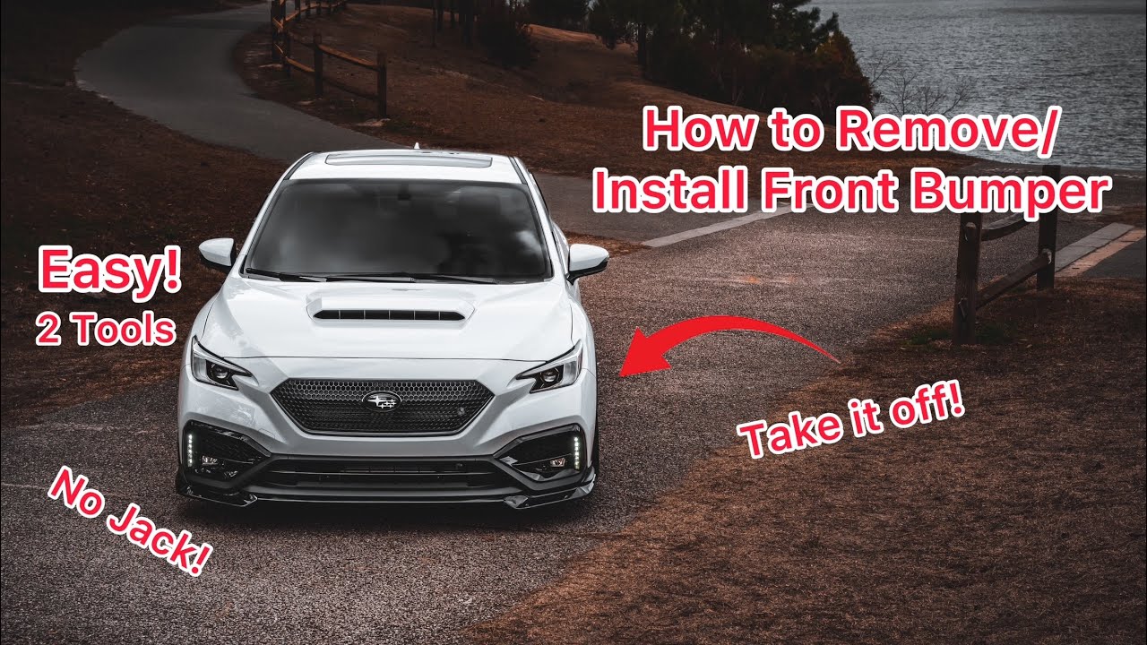How to Remove & Install your Front Bumper 22+ WRX - YouTube