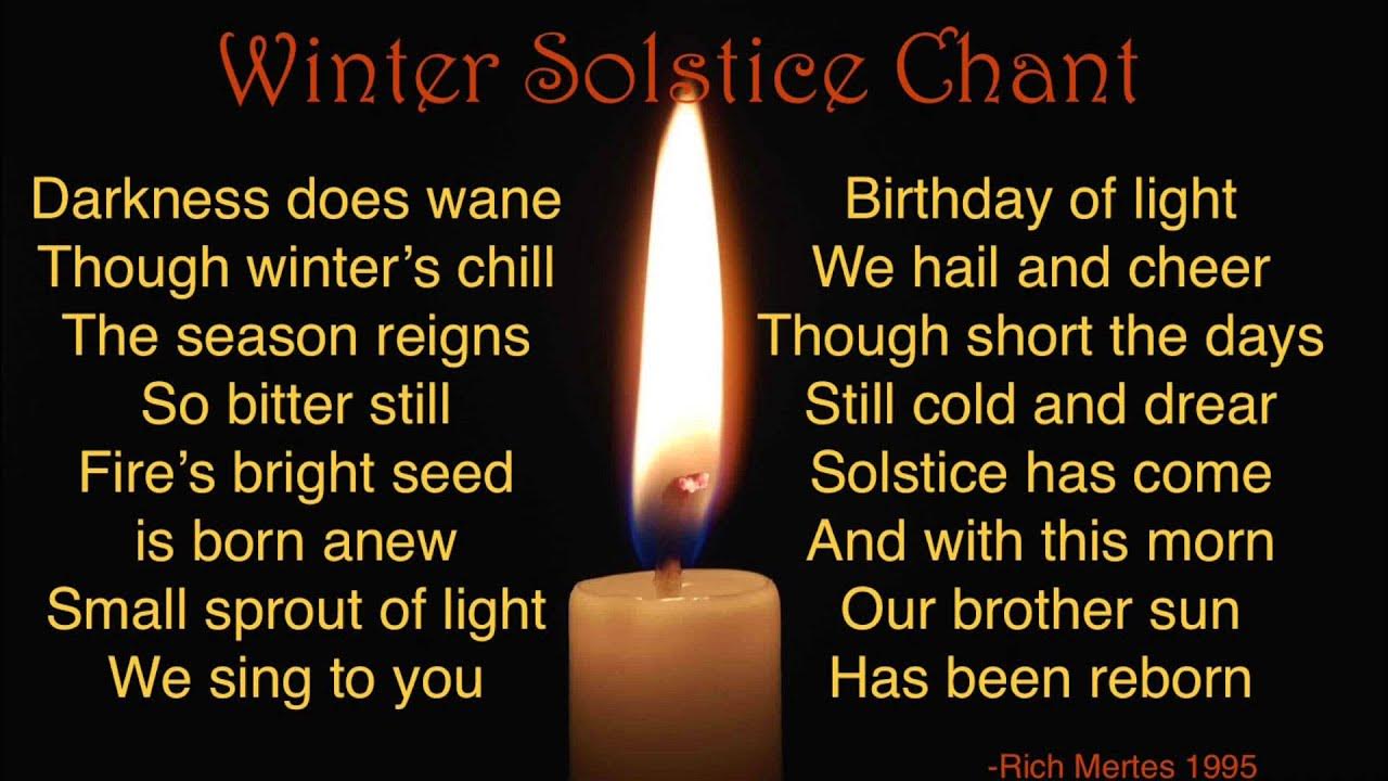 Winter Solstice Song - YouTube
