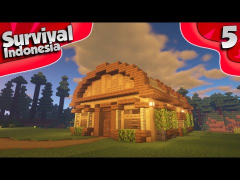 Membuat Kandang Sapi | Minecraft Survival Indonesia S1 #5 - YouTube