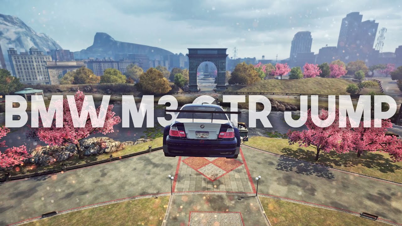 CRAZY BMW M3 GTR RAMP JUMP Need For Speed Most Wanted 2012 Gameplay ...