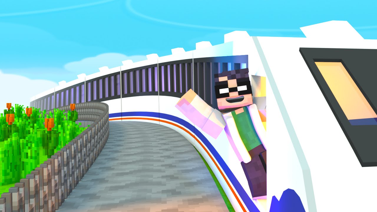 Minecraft | HOW TO BUILD A MONORAIL IN SECONDS! Steve's Carts 2 Mod ...