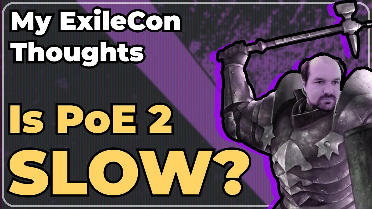 Is PoE 2 SLOW? - My ExileCon Day 1 Recap - YouTube