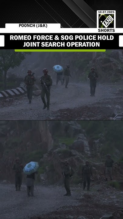 Romeo Force of Indian Army & SOG Police conduct Joint Search Operation in Poonch, J&K - YouTube