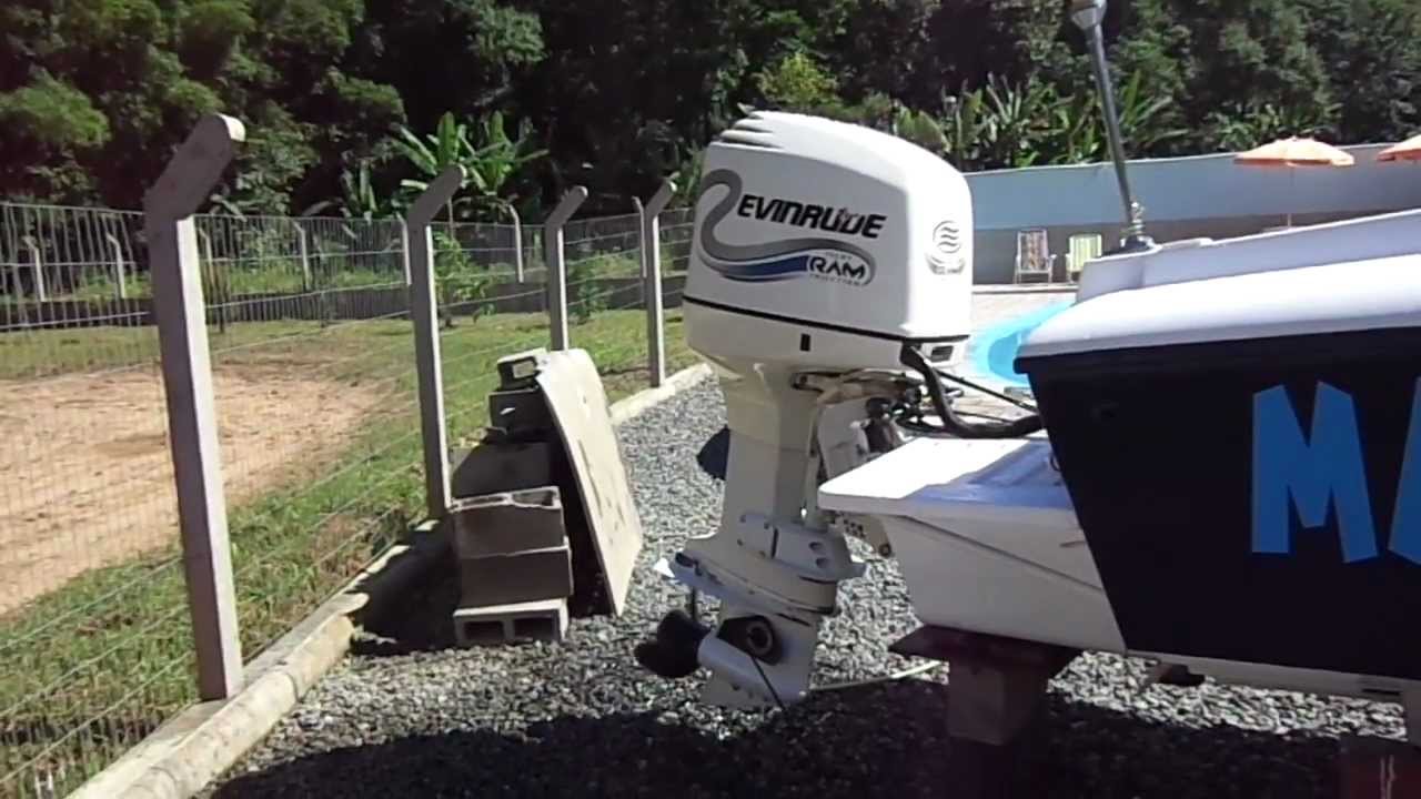 Motor Evinrude 225 ficht - YouTube
