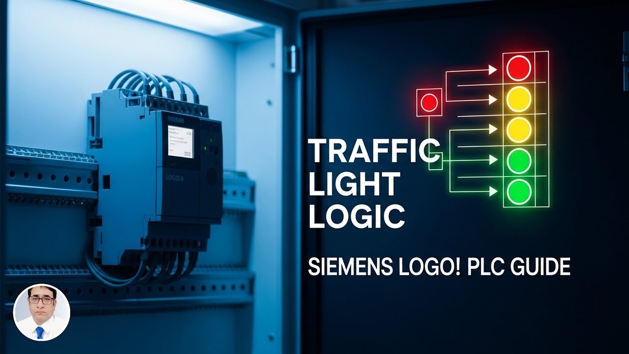 how can design logic for traffic control in siemens plc logo! - YouTube