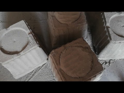 Crispy crunchy sand big heavy shapes dry floor crumbling asmr - YouTube