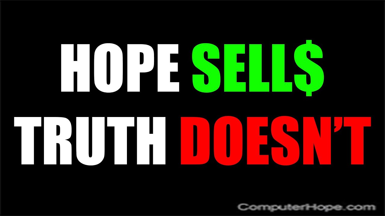 SELF IMPROVEMENT - The Business of Selling HOPE - YouTube