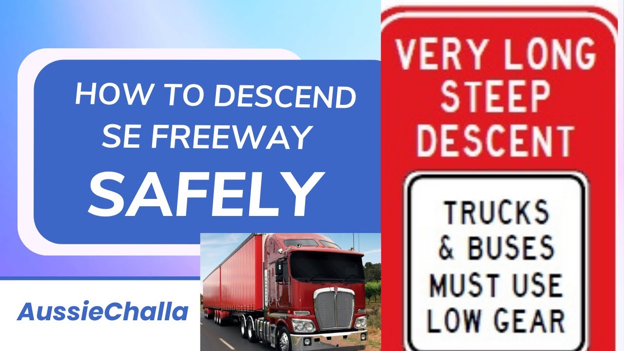 How to descend south eastern freeway safely ( Adelaide Hill ) Punjabi ...