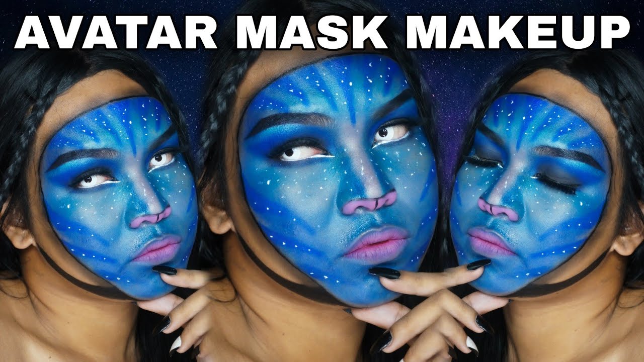 AVATAR MASK MAKEUP 🎭 - YouTube