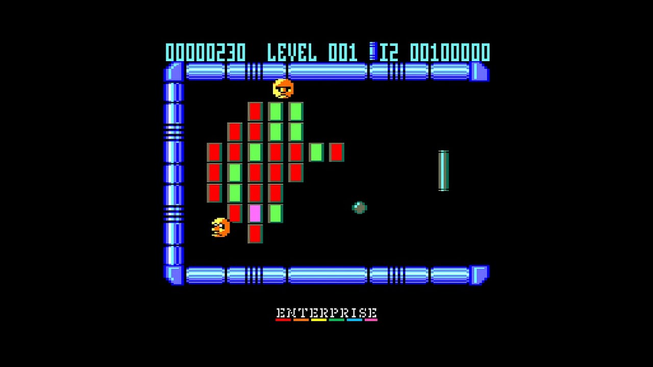 Enterprise 128 Game: Krakout (1987) - YouTube