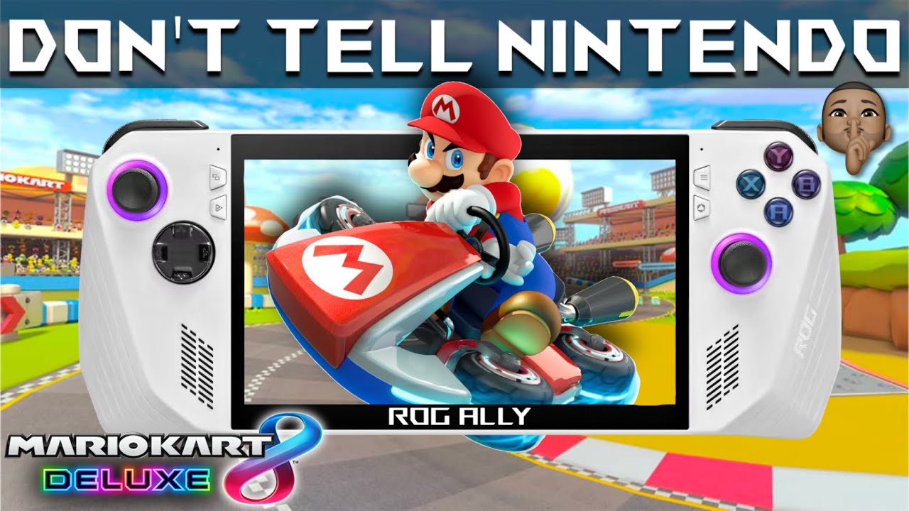 ROG Ally: Mario Kart 8 Deluxe - YouTube