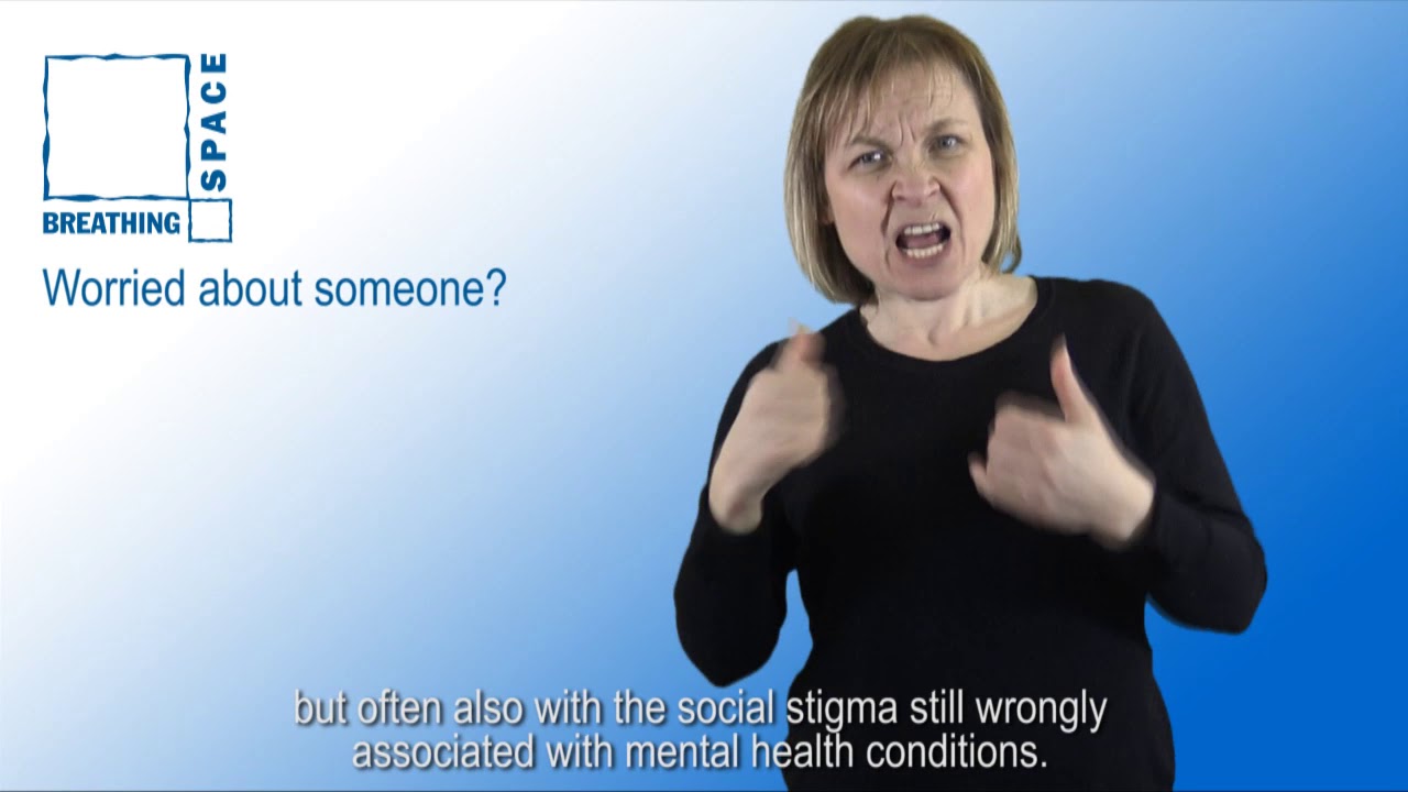 BSL // Worried about someones mental health? - YouTube