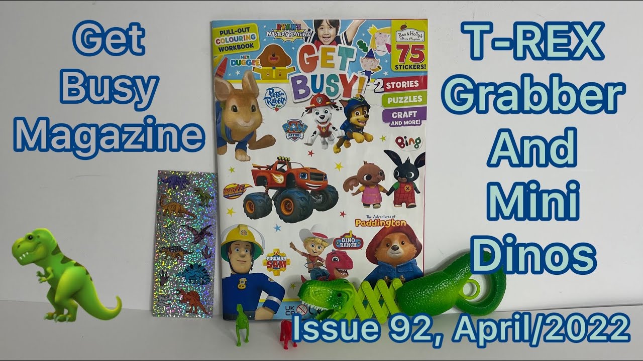 Get Busy Magazine issue 92 🦖 - YouTube