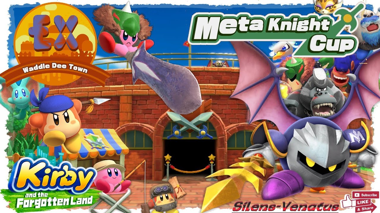 Kirby And Waddle Dee And Meta Knight