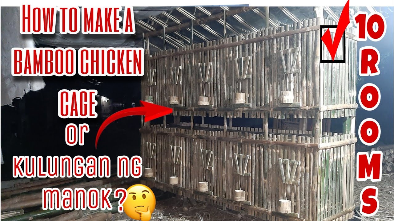 How to make chicken cage/paanu gumawa ng kulungan ng manok # ...