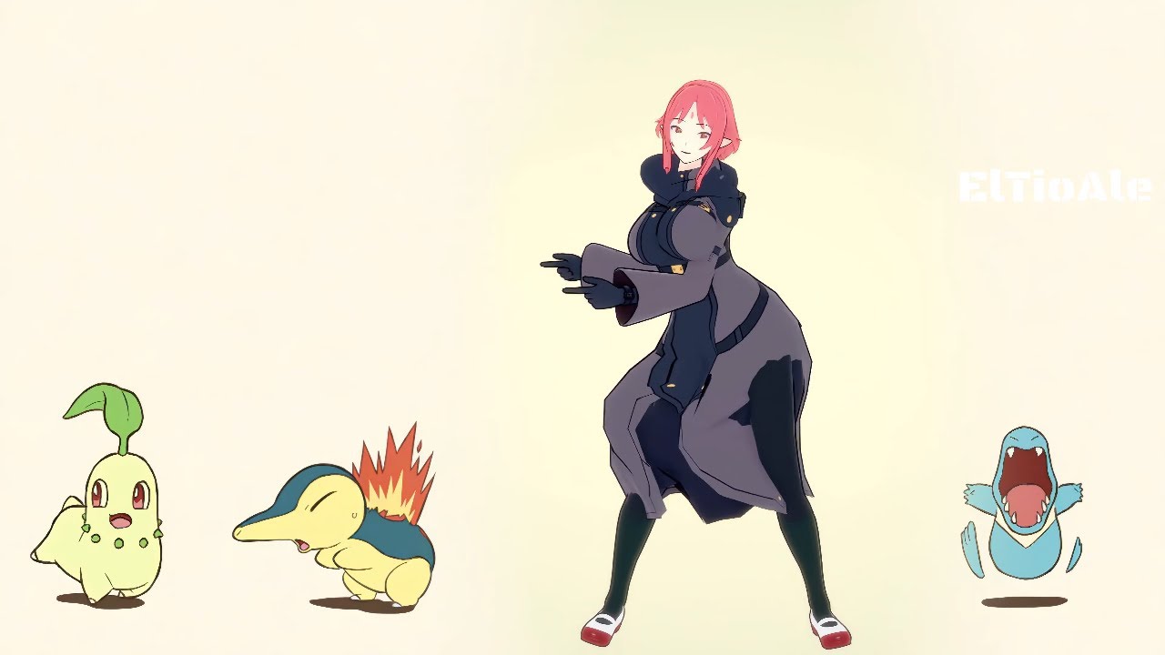 Wolbach Konosuba Pokémon dancing POKÉDANCE #mmd #Wolbach #Konosuba ...