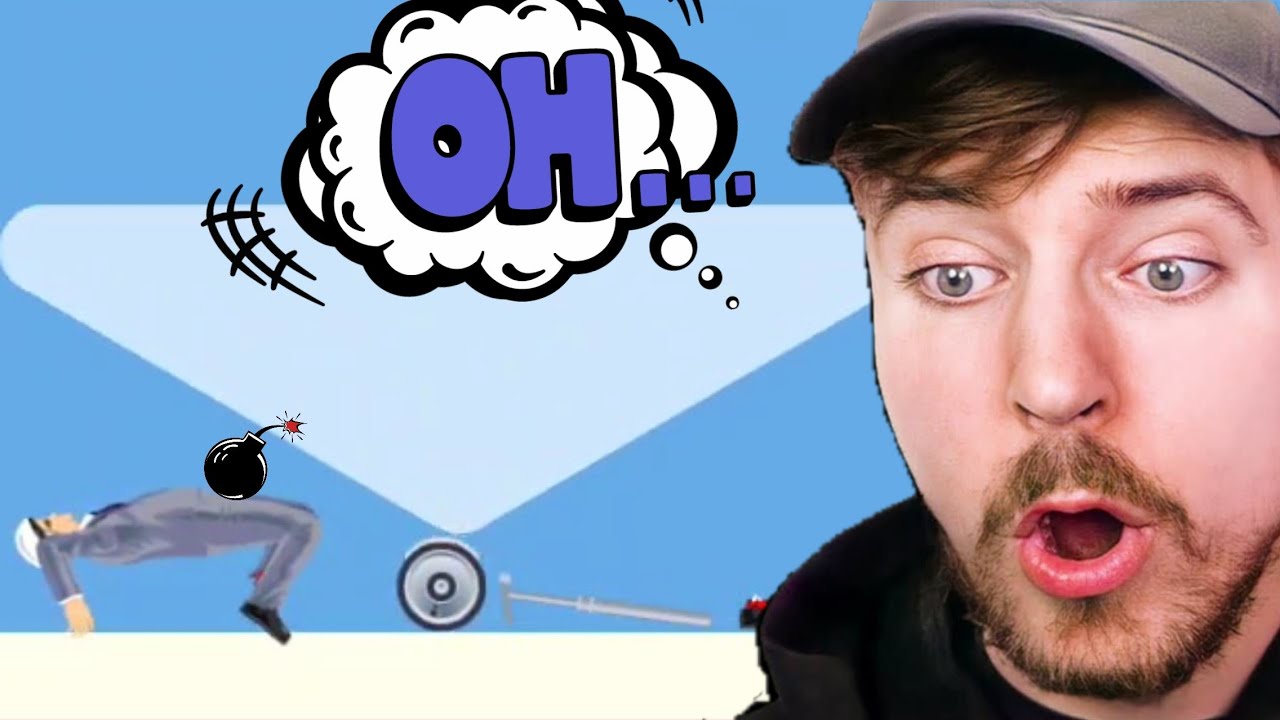Happy Wheels ft. MrBeast and Mr. Bean (comedy,meme) - YouTube