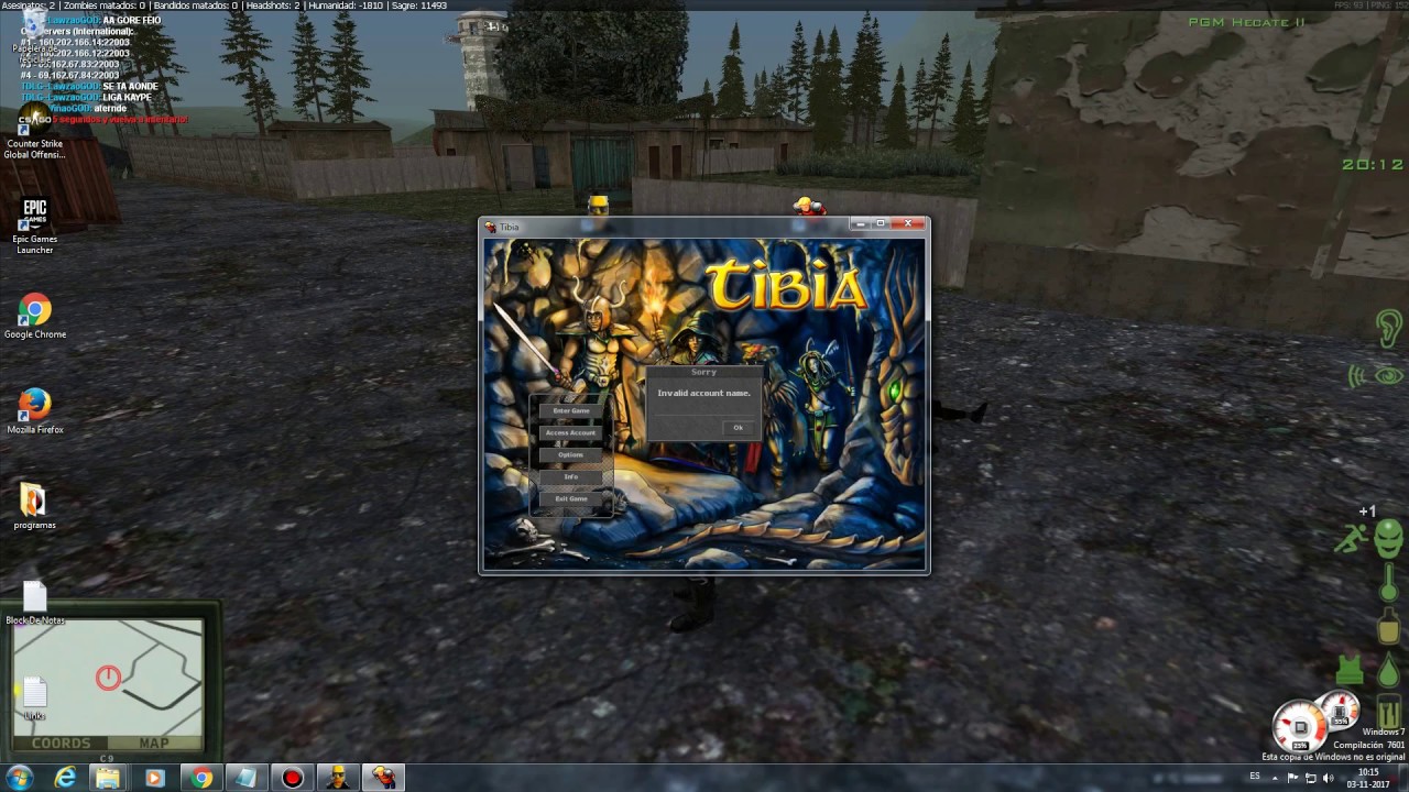 Como descargar Tibia 8.60 y ip changer - YouTube