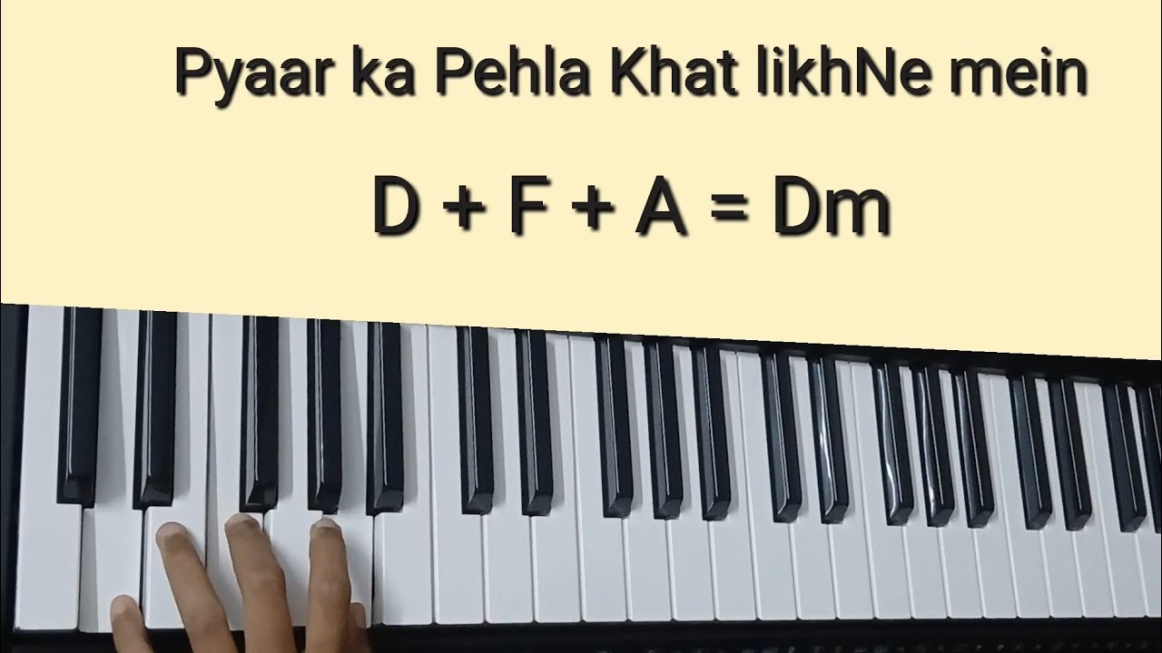 Pyaar Ka Pehla Khat Tutorial(Chords+ Melody) | Jagjit Singh | Ghazal ...
