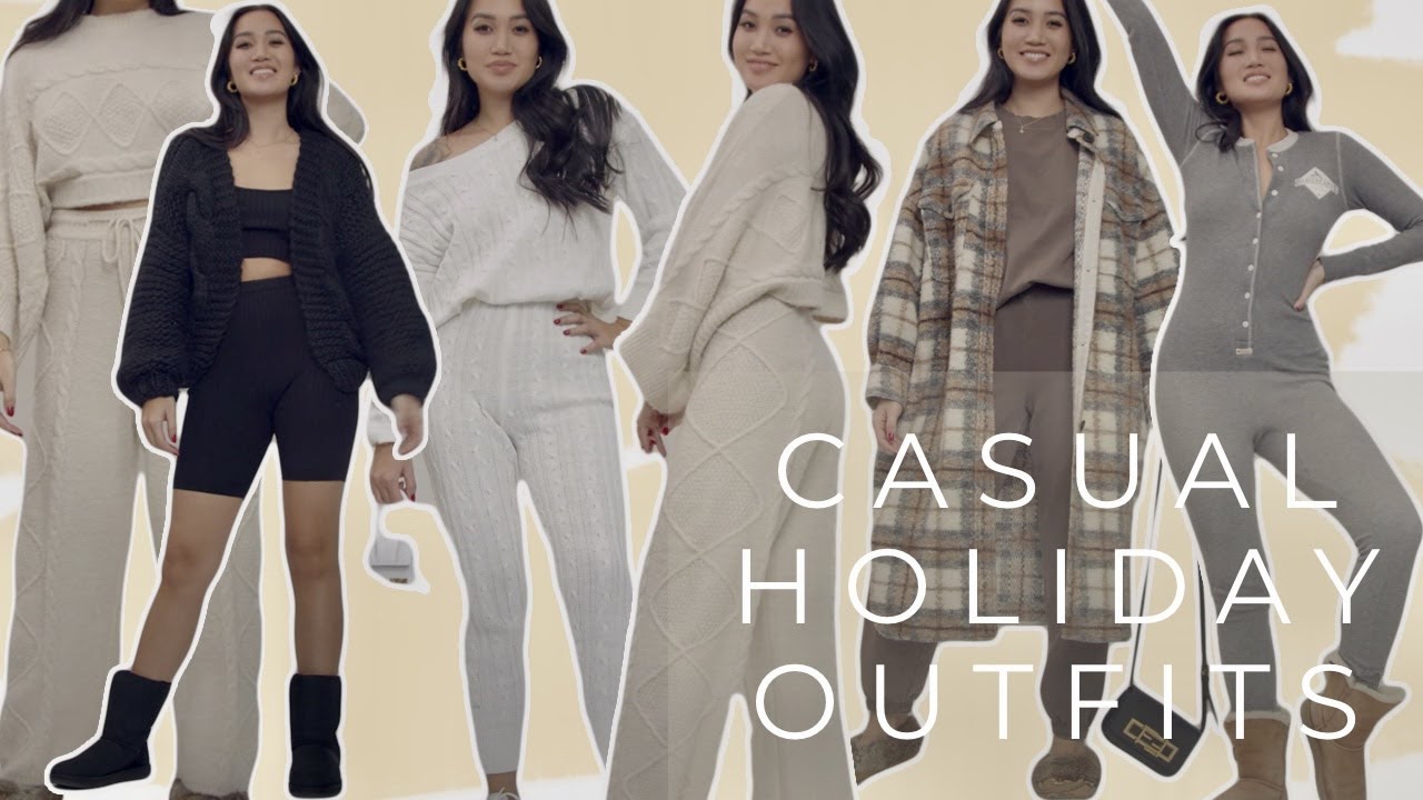 CASUAL HOLIDAY OUTFIT HAUL - YouTube