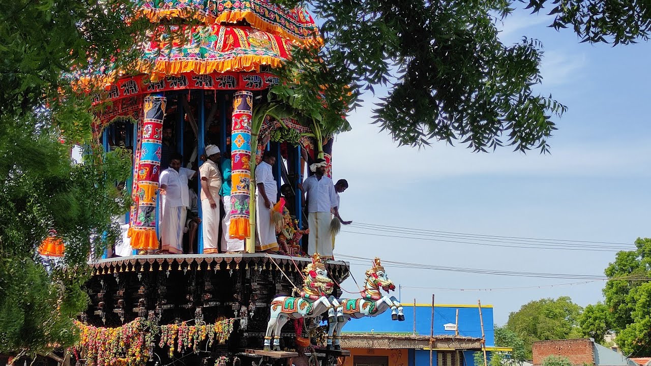Nattarasankottai Sri Kannathal Temple Vaikasi Visakam 9th day Wooden ...