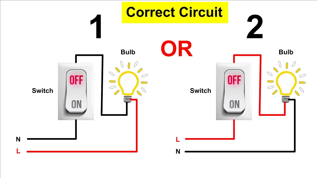 1 switch 1 socket connection / one switch and one socket connection ...