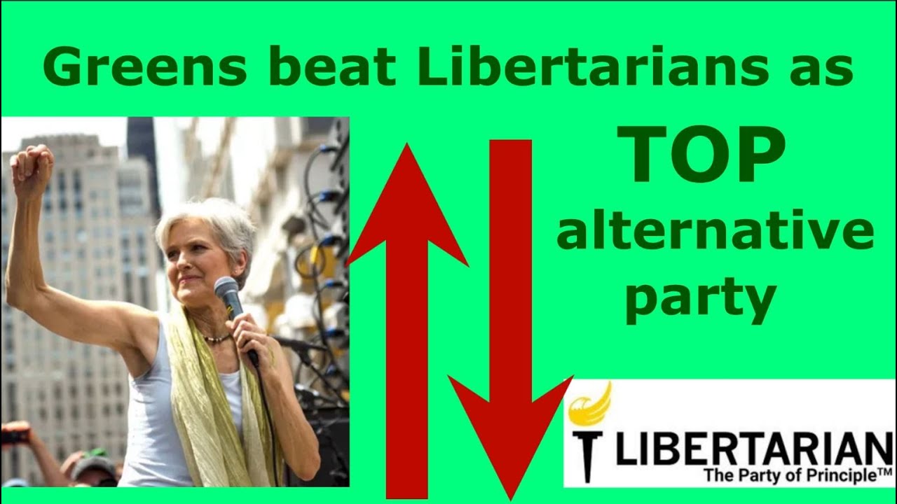 Greens replace Libertarians as top alternative party, plus more on ...