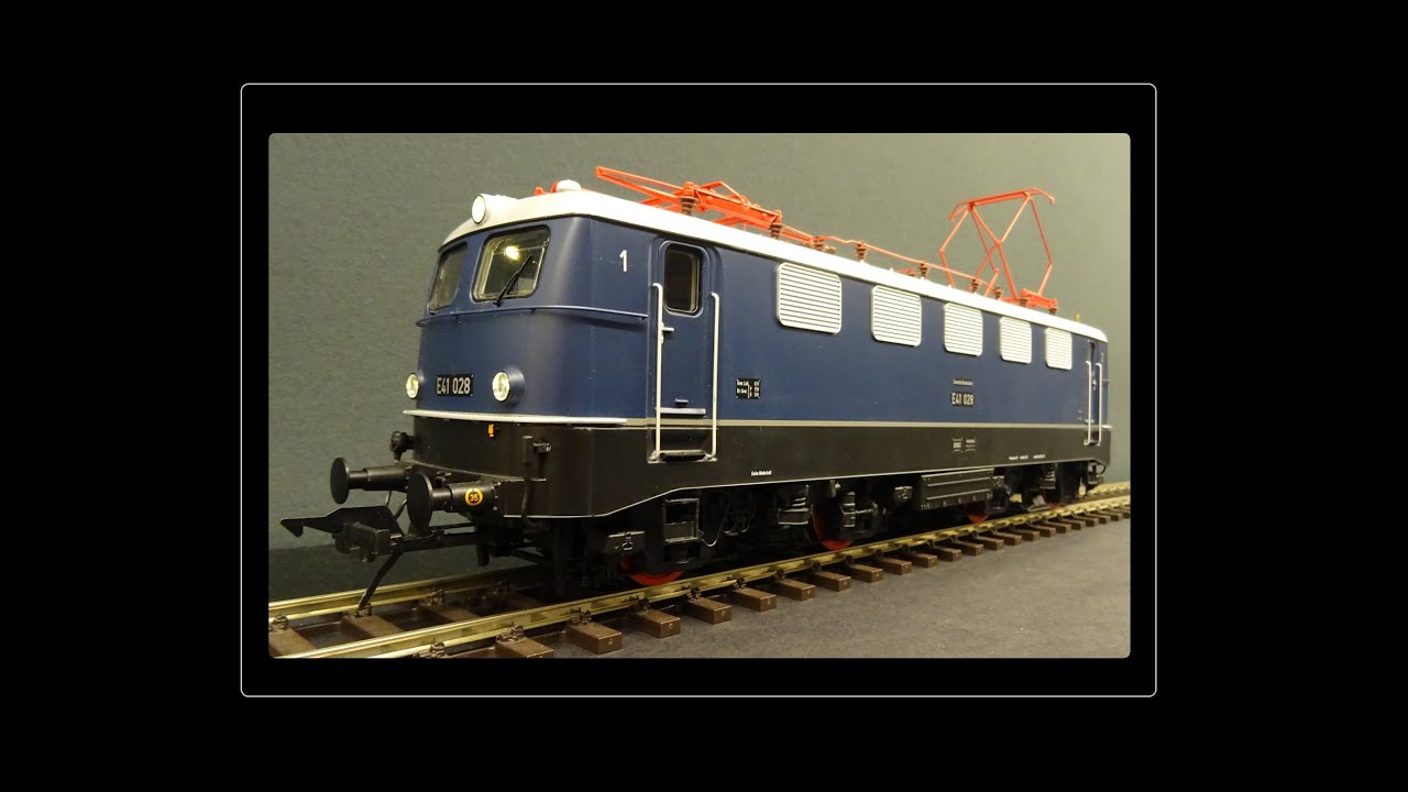 Lenz O 40300 01 DB E41 DCC Sound - YouTube