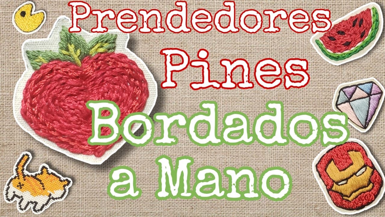 Prendedor/Pin (Bordado a Mano) - YouTube