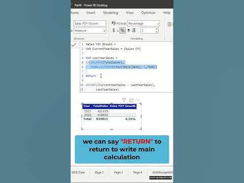 Use DAX Variables in Power BI - YouTube
