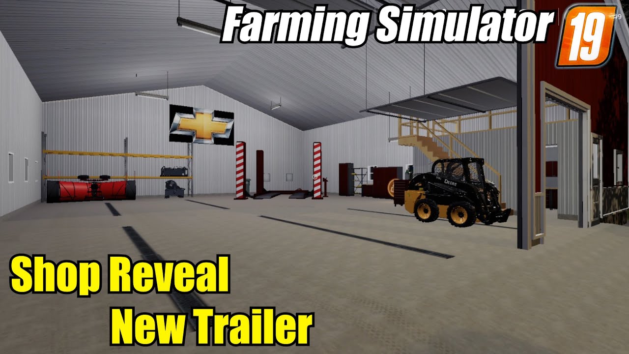 FS19 Shop is Complete - YouTube