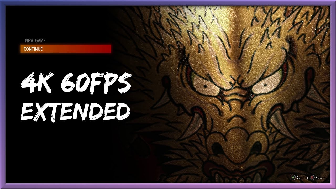 Yakuza Kiwami 2 - Main Menu 4K60 (Roar of the Twin Dragons) - YouTube