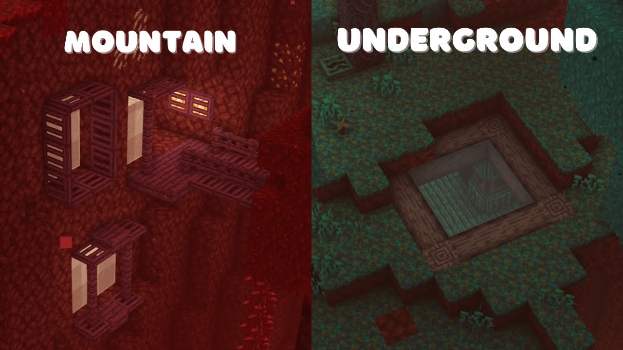 Minecraft | 3 Simple Nether Bases for 1.19 Survival - YouTube