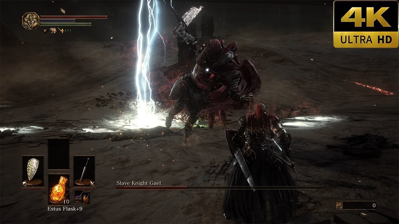 Dark Souls III: Slave Knight Gael SL1 [4K 60FPS] - YouTube