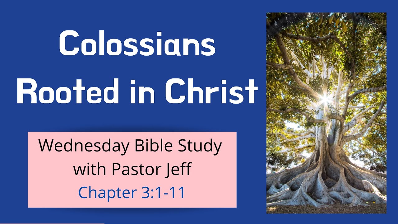 Rooted in Christ: A Bible study on Colossians - YouTube