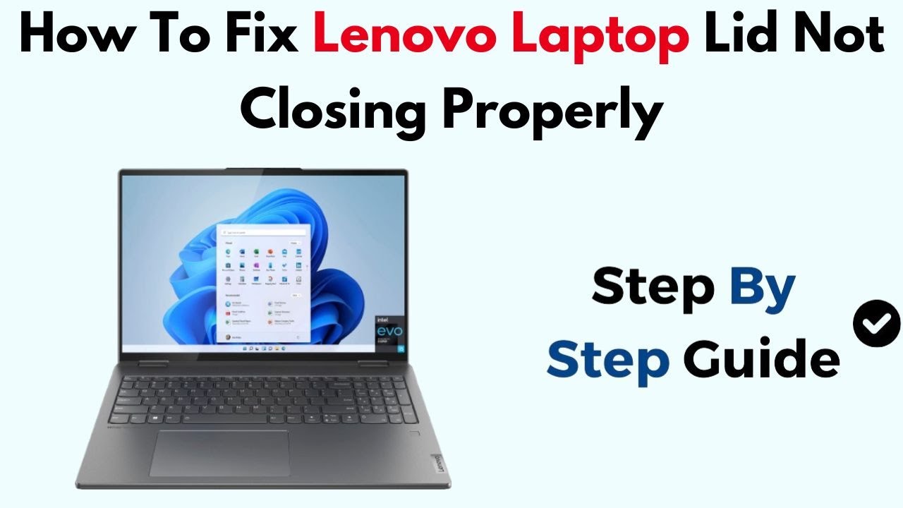 How To Fix Lenovo Laptop Lid Not Closing Properly - YouTube
