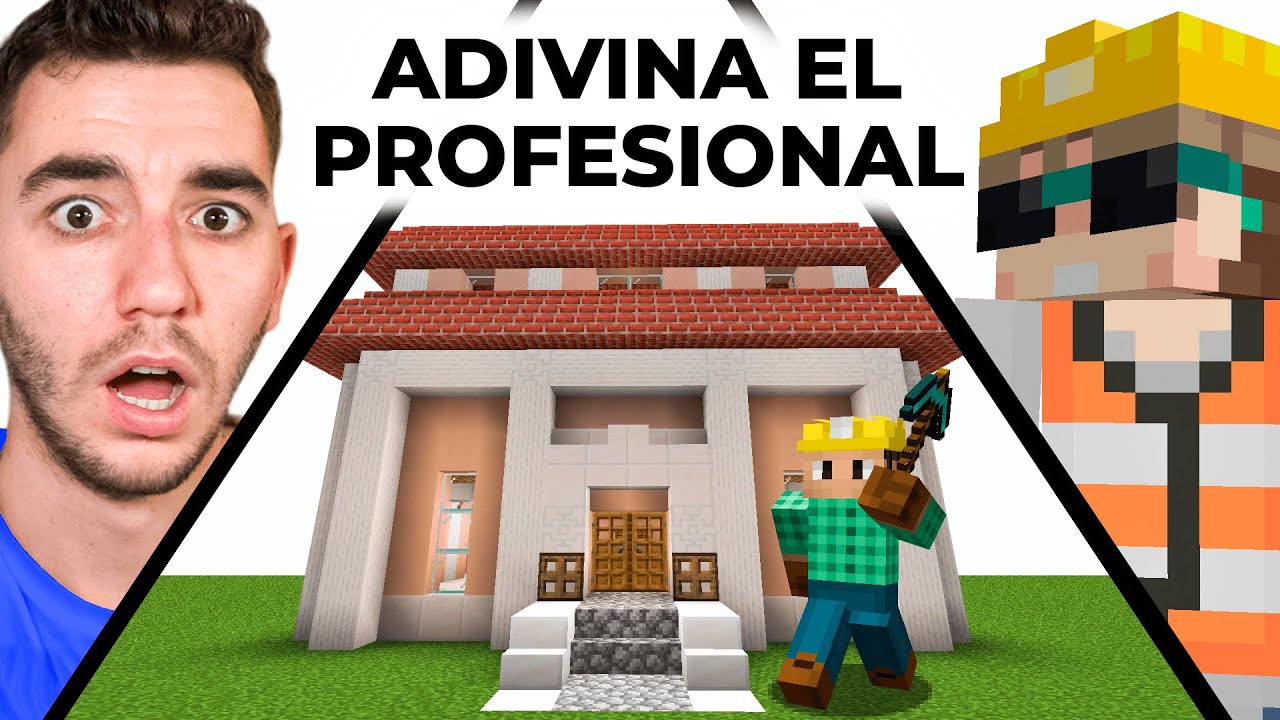 ADIVINA el BUILDER PROFESIONAL en MINECRAFT - YouTube