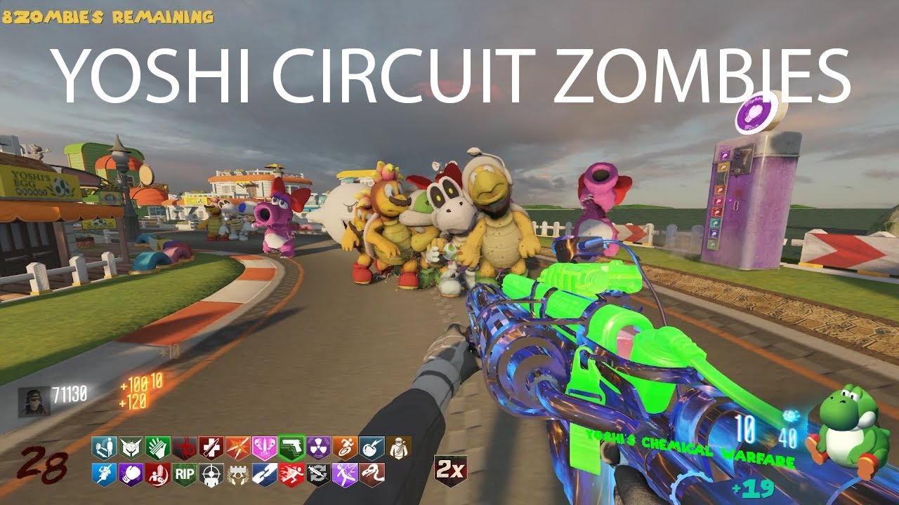 COD BLACK OPS 3 CUSTOM YOSHI CIRCUIT ZOMBIES - YOSHI GETS OWNED ...