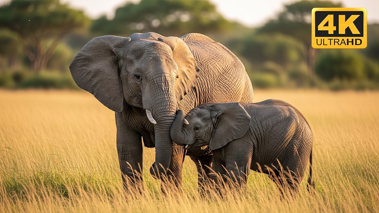 African Wildlife 4K UHD 🌍 Relaxing Nature & Stunning Savanna Scenery ...
