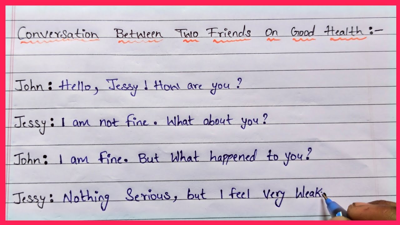 Dialogue Between Two Friends On Good Health English YouTube dialogue-between-two-friends-on-good-health-english-youtube