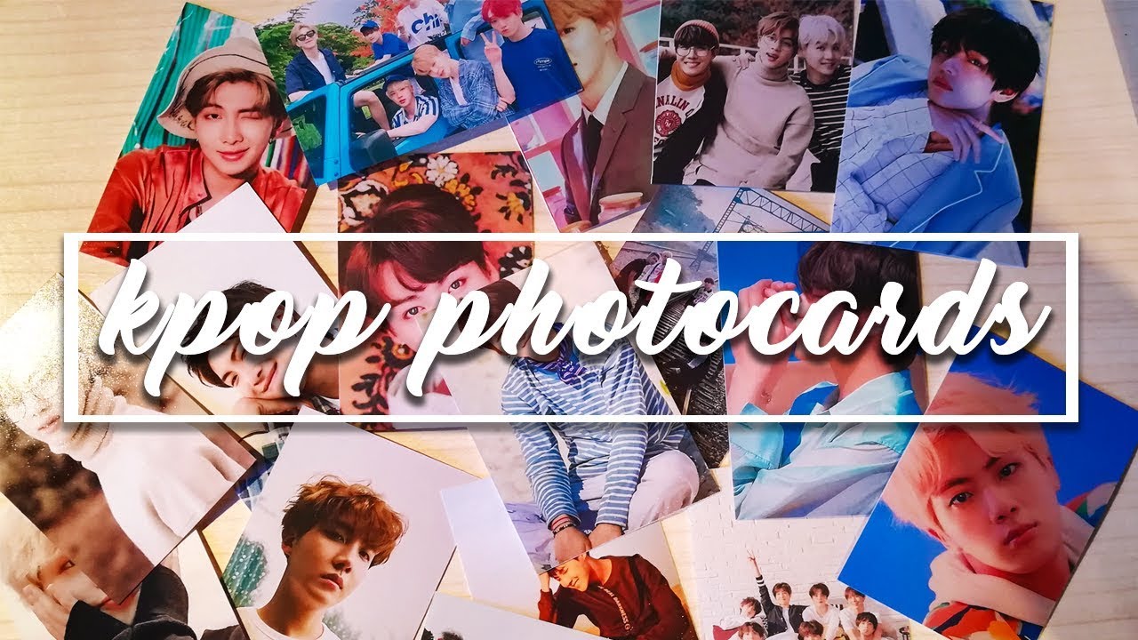 Easy DIY KPOP Photocards - YouTube