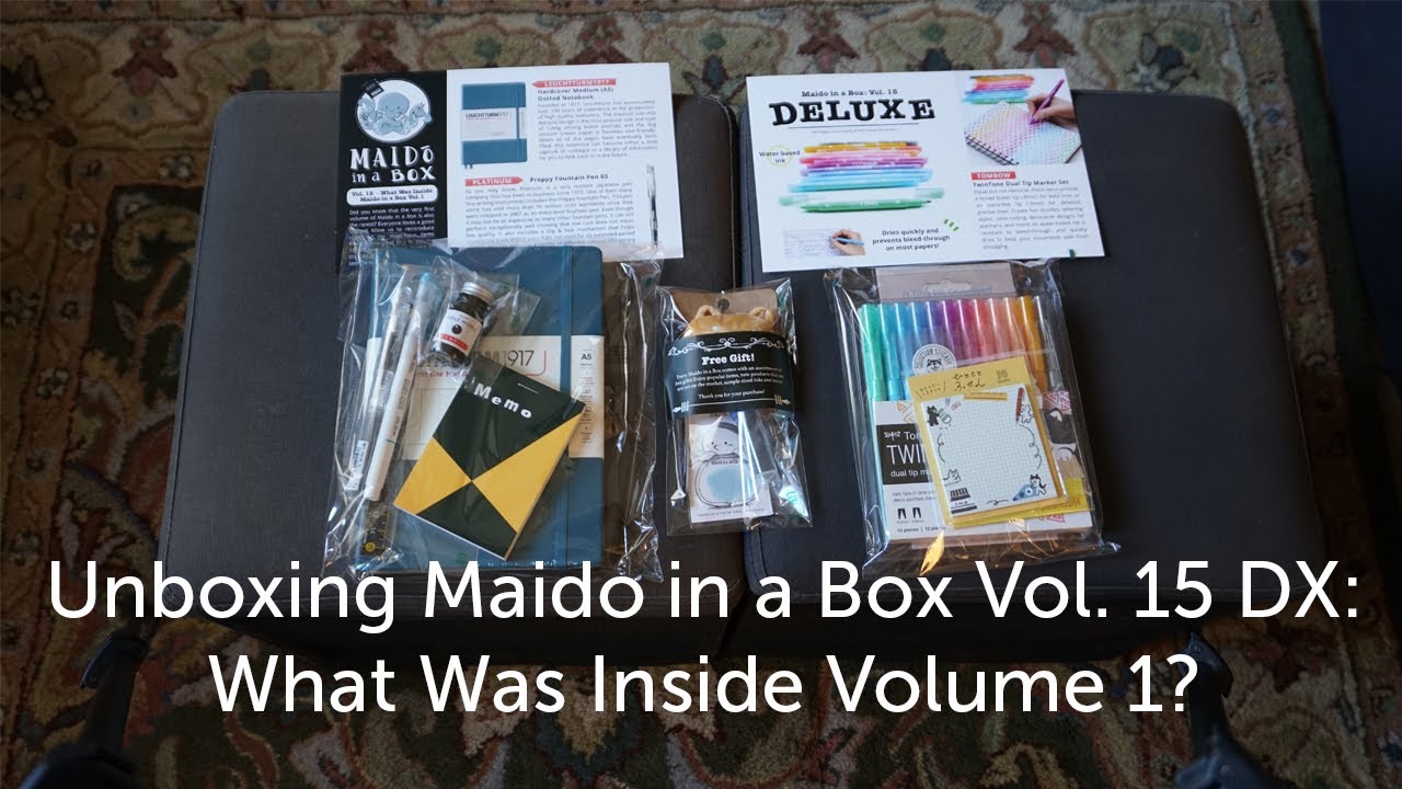 Unboxing Maido in a Box Vol. 15 Deluxe: What Was Inside Volume 1? - YouTube