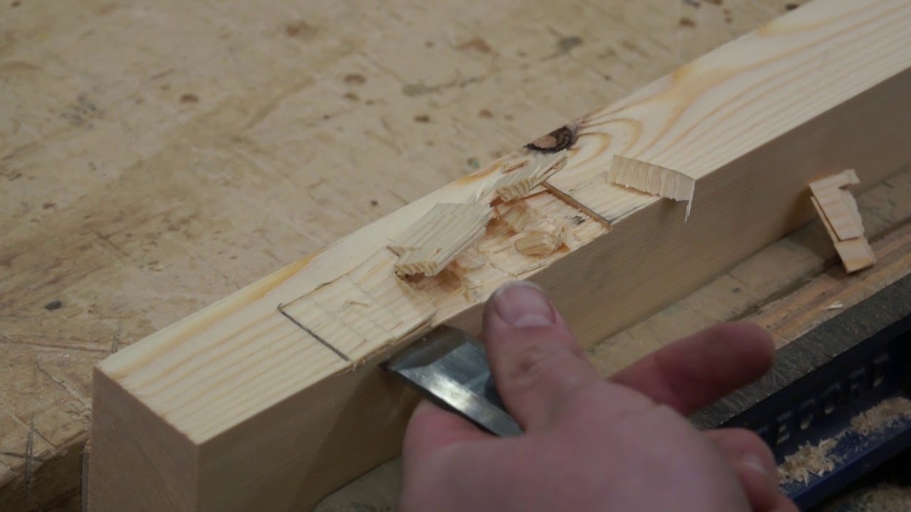 Carpentry Joints - Hinge - YouTube