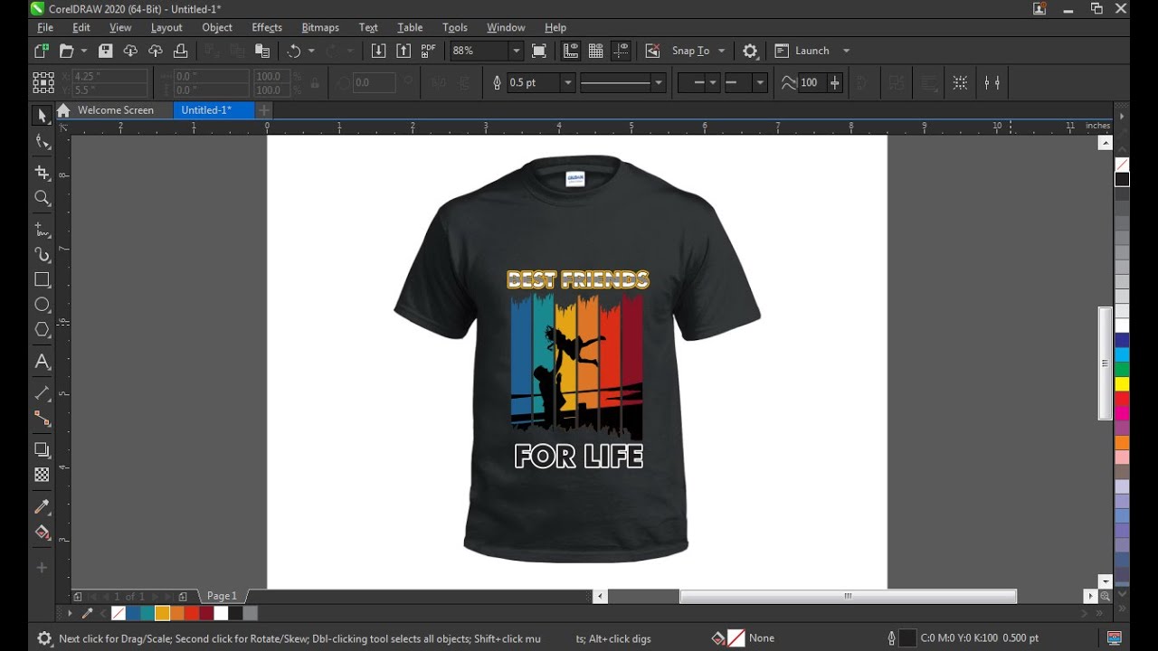HOW TO CREATE A T-SHIRT MOCKUP IN CORELDRAW | UNIQUE MOCKUP 4 | DOCTOR ...