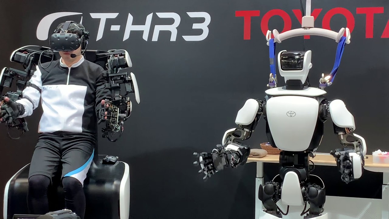 2019国際ロボット展 トヨタ「T-HR3」脅威のデモンストレーション01 - YouTube